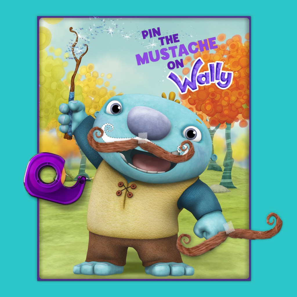 Pin the Mustache on Wally Game | Nickelodeon Parents