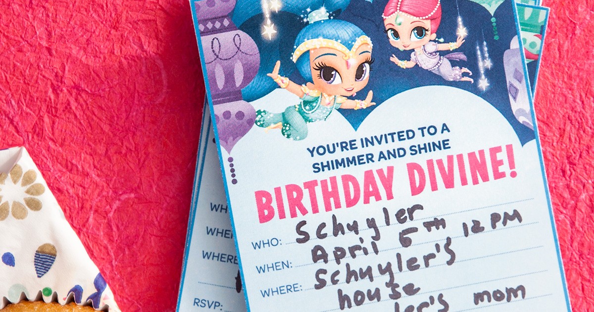 Genie Birthday Party Invitations | Nickelodeon Parents