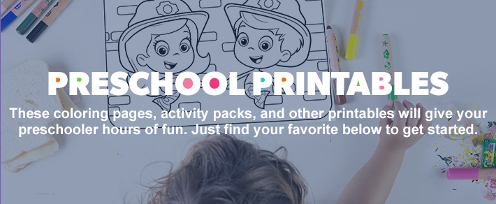 Preschool Printables | Nickelodeon Parents