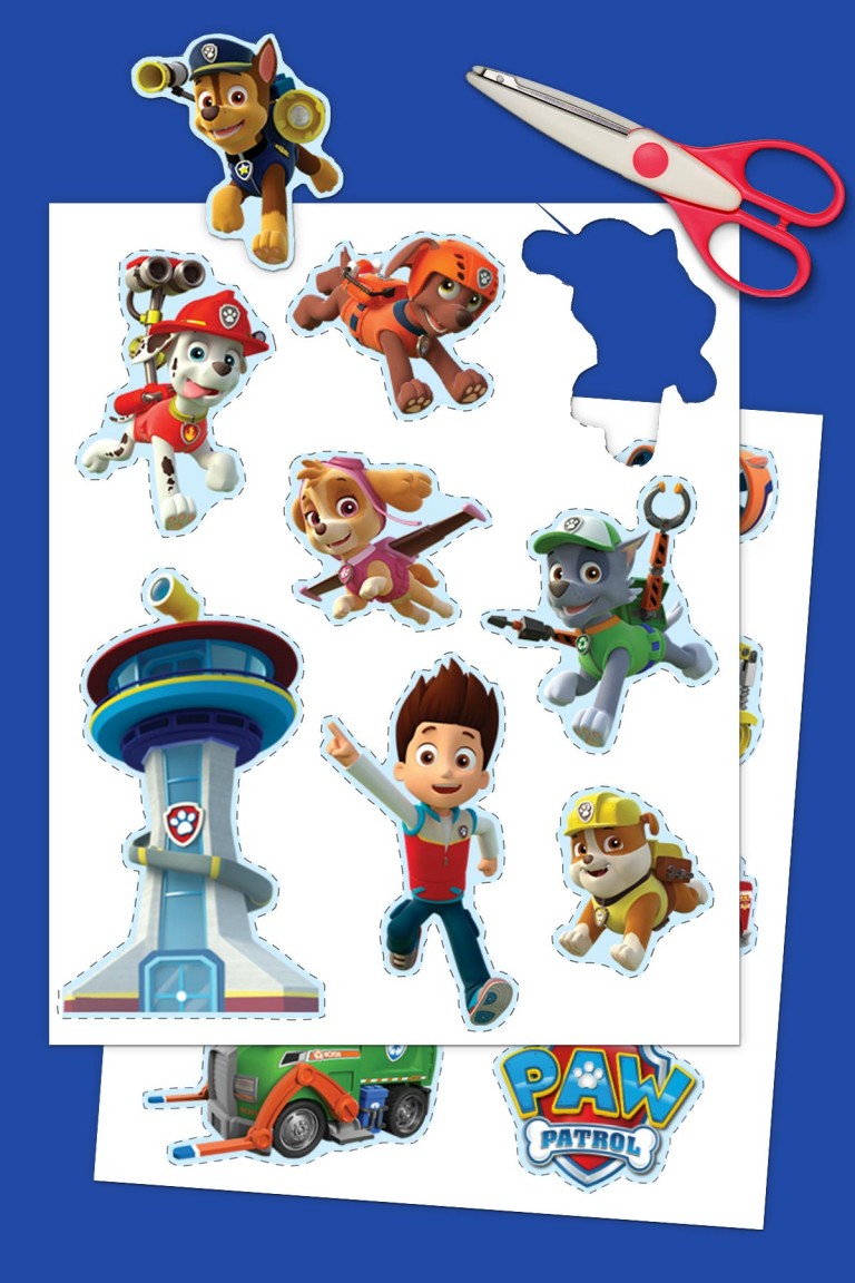 PAW Patrol Printable Stickers | Nickelodeon Parents