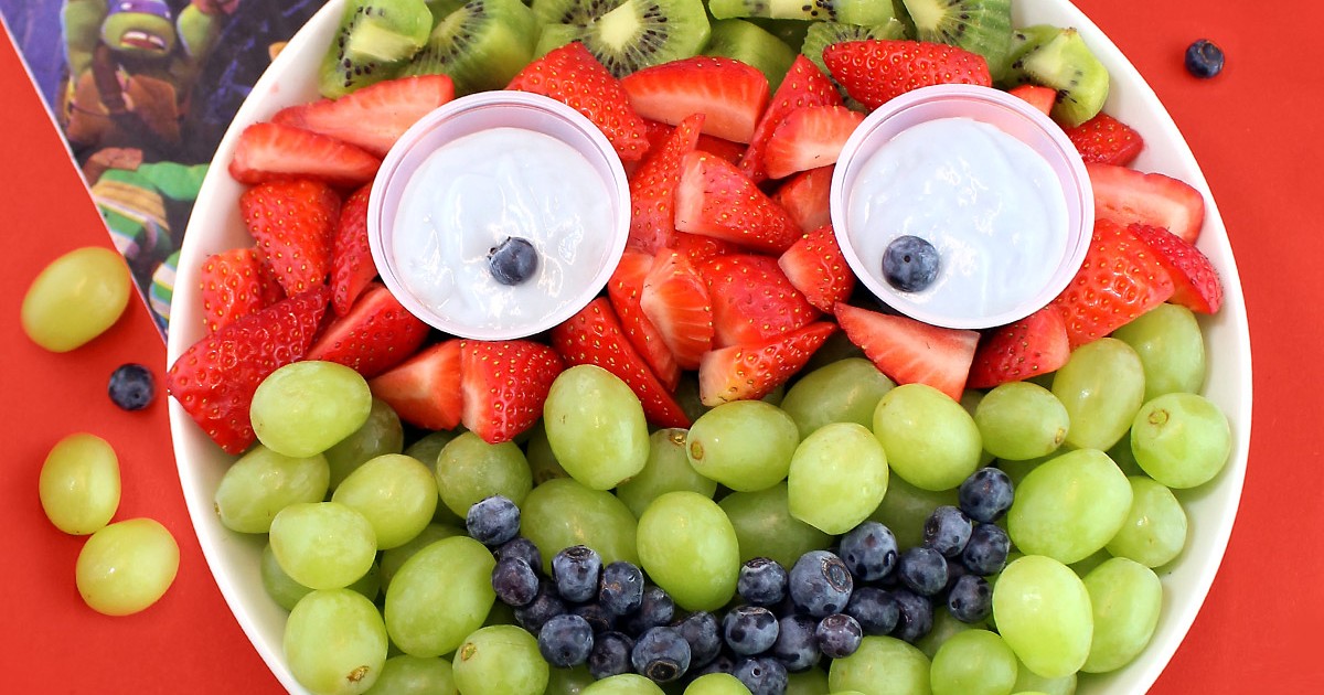 TMNT Fruity Face Fruit Platter Recipe | Nickelodeon Parents