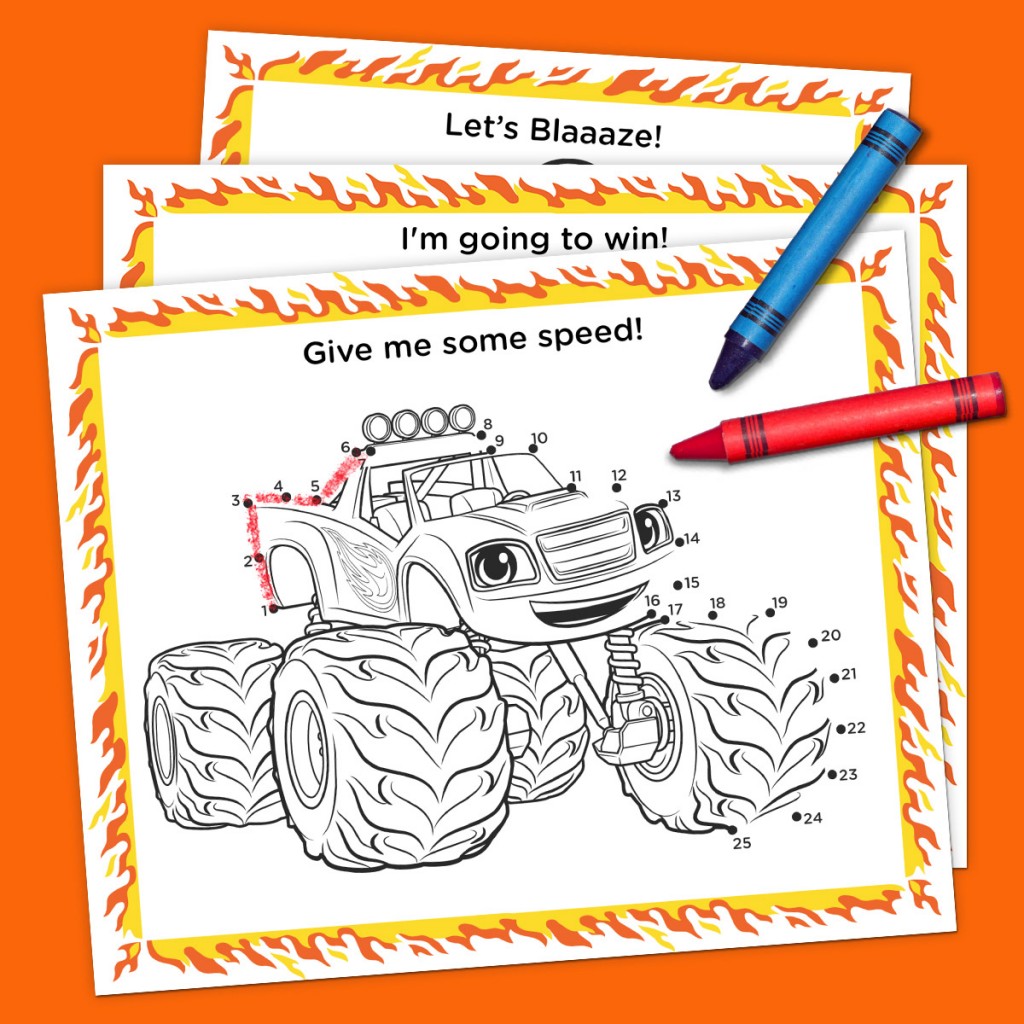 The 6 Best Blaze Printables of All Time | Nickelodeon Parents