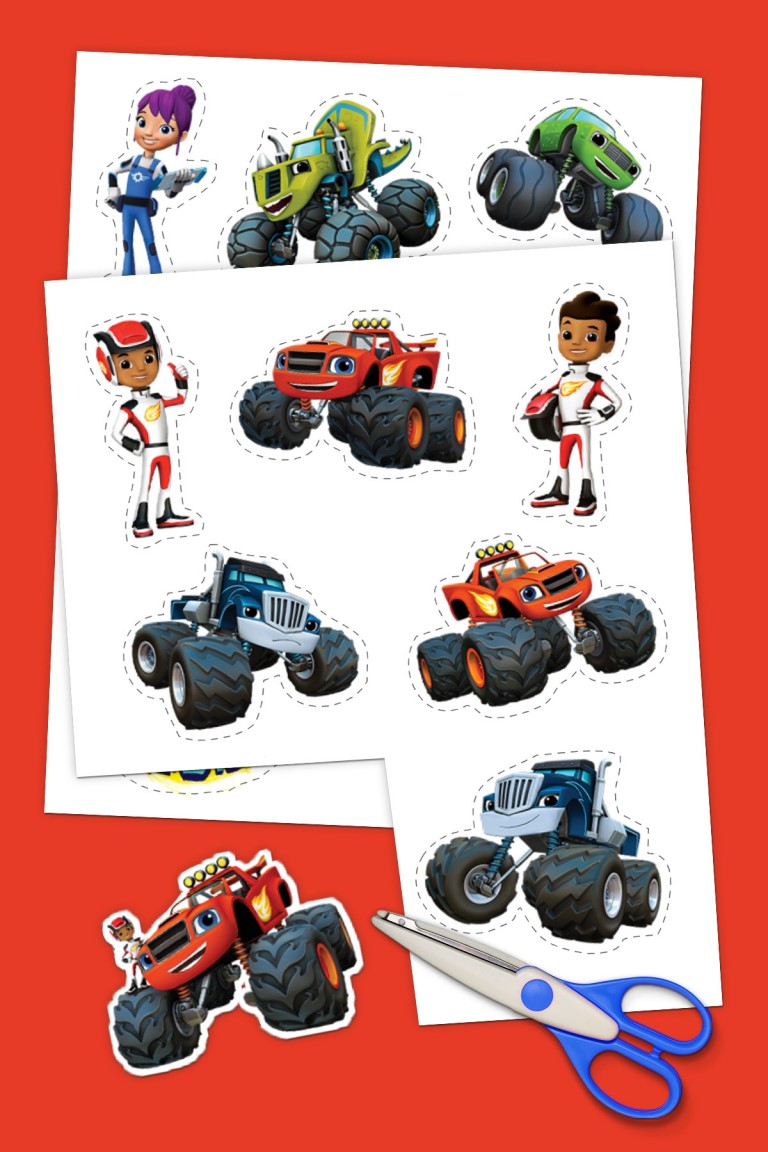 Blaze Printable Sticker Pack | Nickelodeon Parents