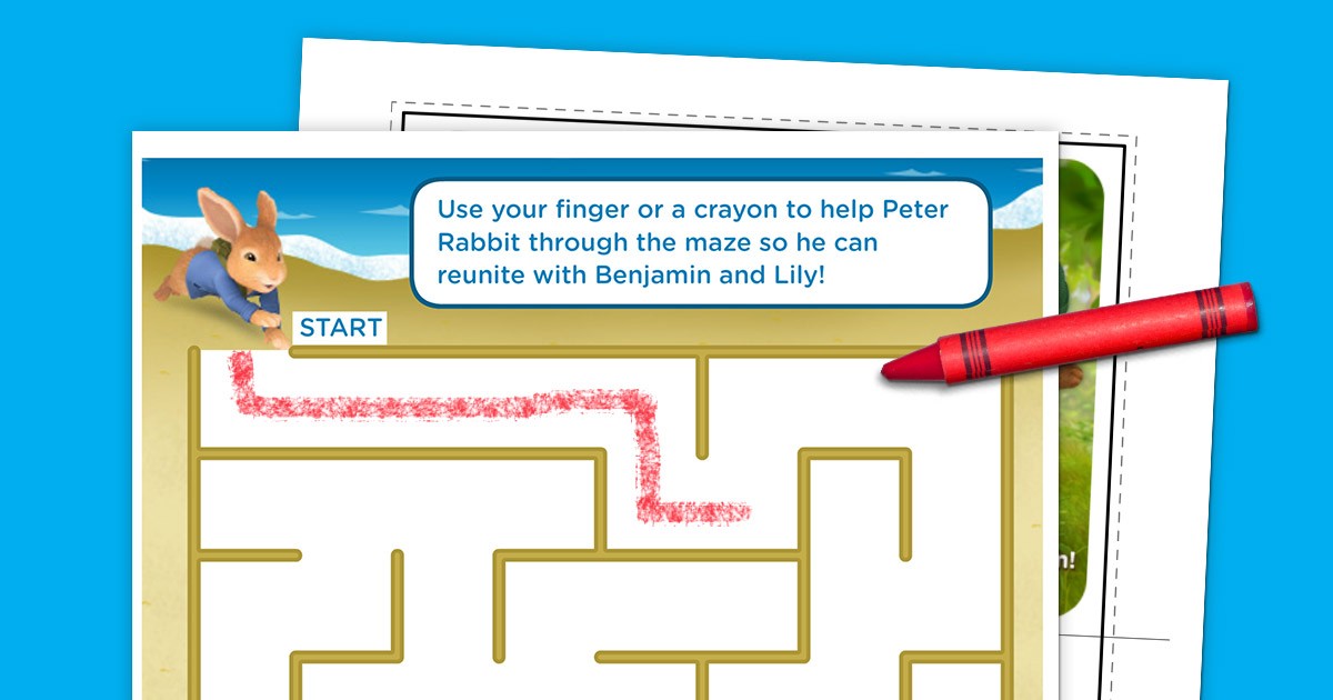 Peter Rabbit Summer Activity Pack | Nickelodeon Parents