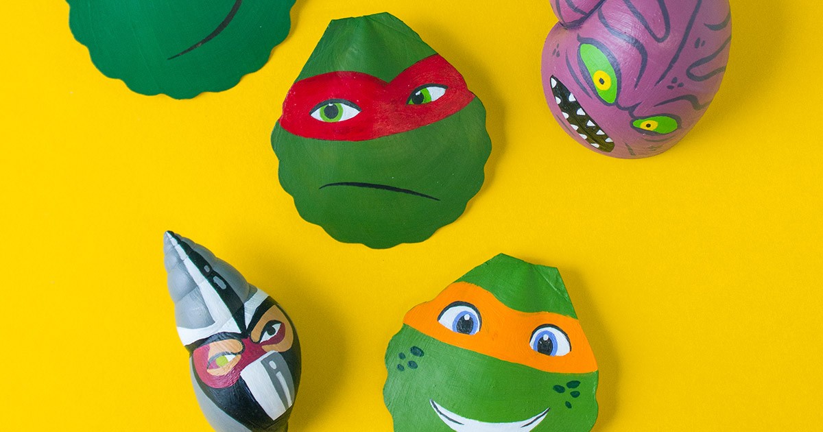 TMNT Painted Shells | Nickelodeon Parents