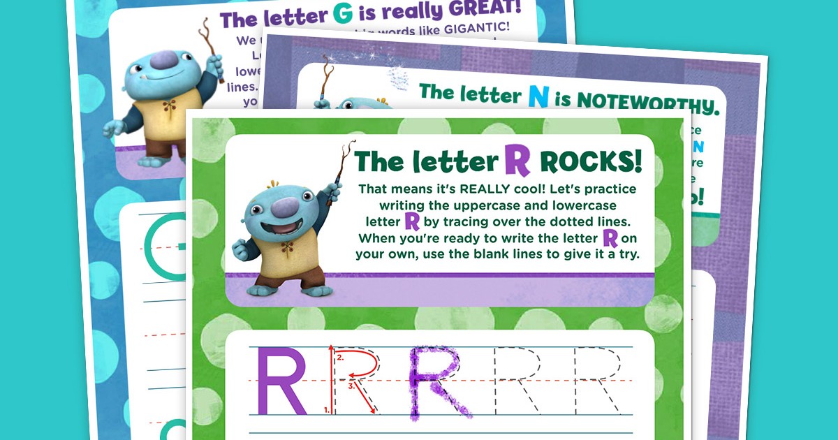 Wallykazam! Letter Tracing Pack | Nickelodeon Parents