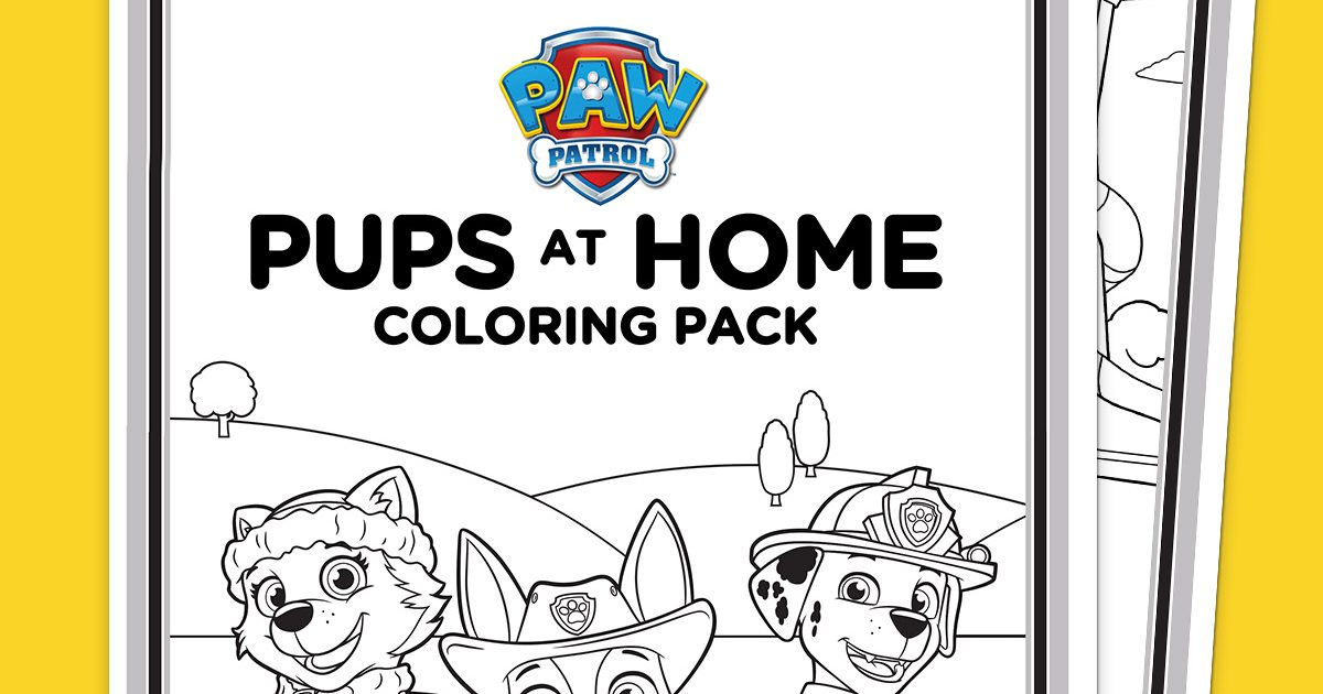 Pups at Home Activity Pack | Nickelodeon Parents