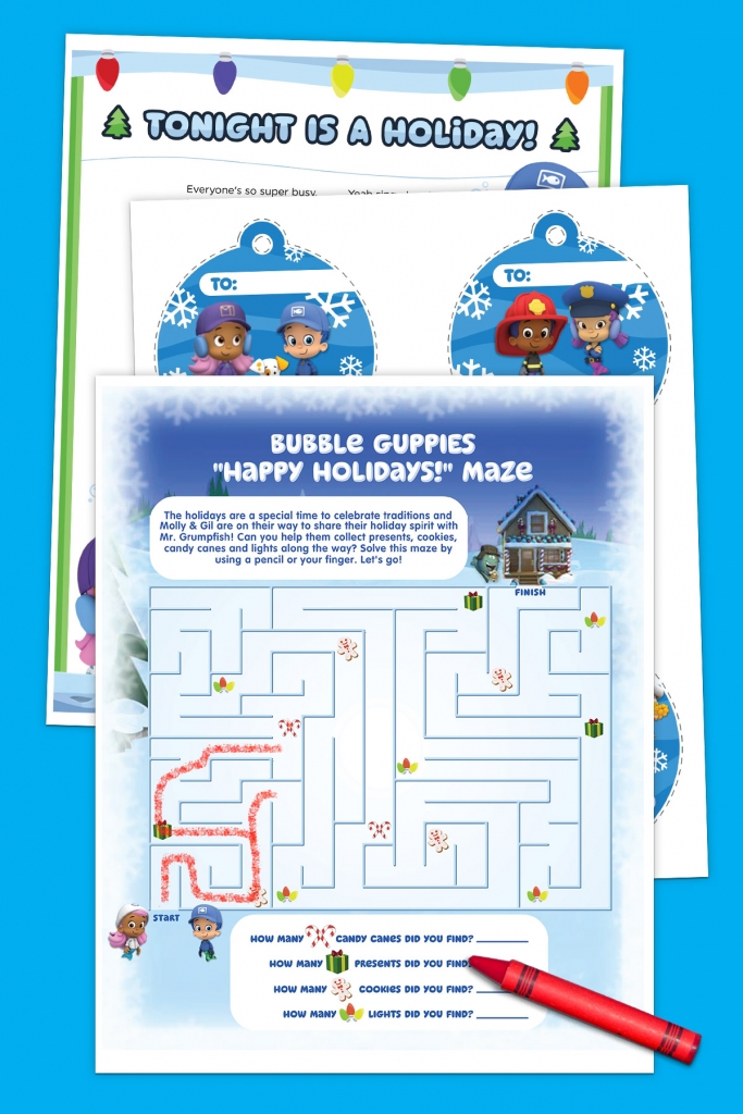 Bubble Guppies Holiday Activity Pack | Nickelodeon Parents