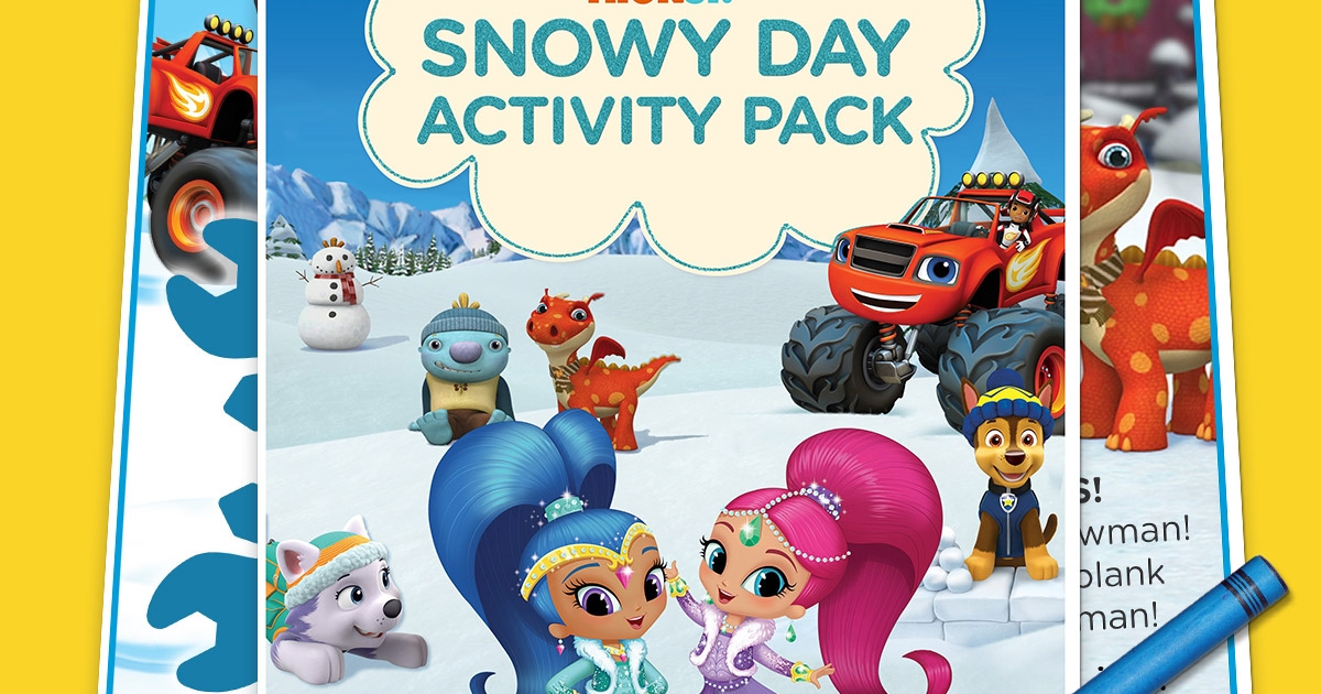 Snowy Day Activity Pack | Nickelodeon Parents