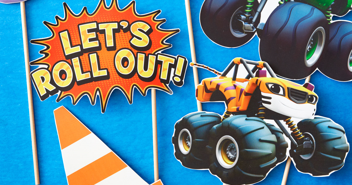 Blaze Photo Booth Props | Nickelodeon Parents