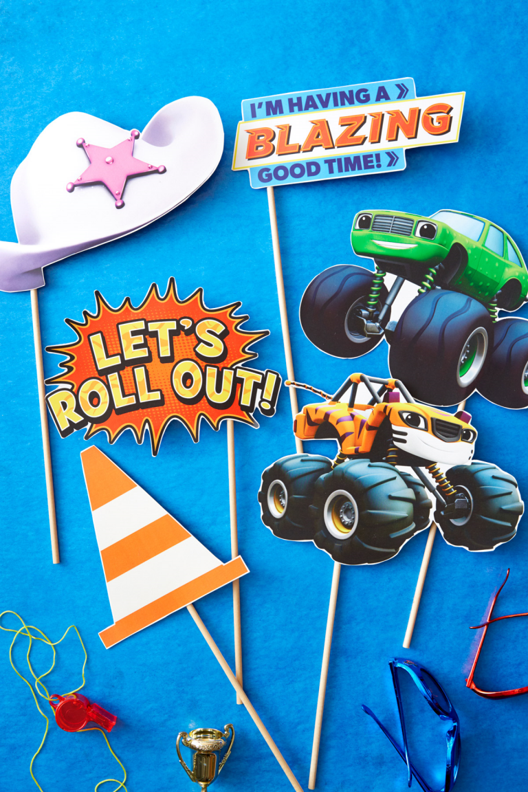 Blaze Photo Booth Props | Nickelodeon Parents