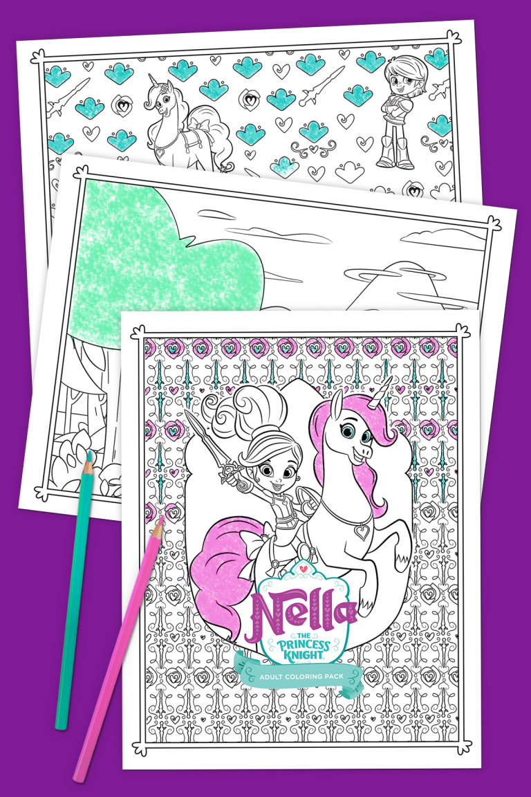 Nella Adult Coloring Pack | Nickelodeon Parents