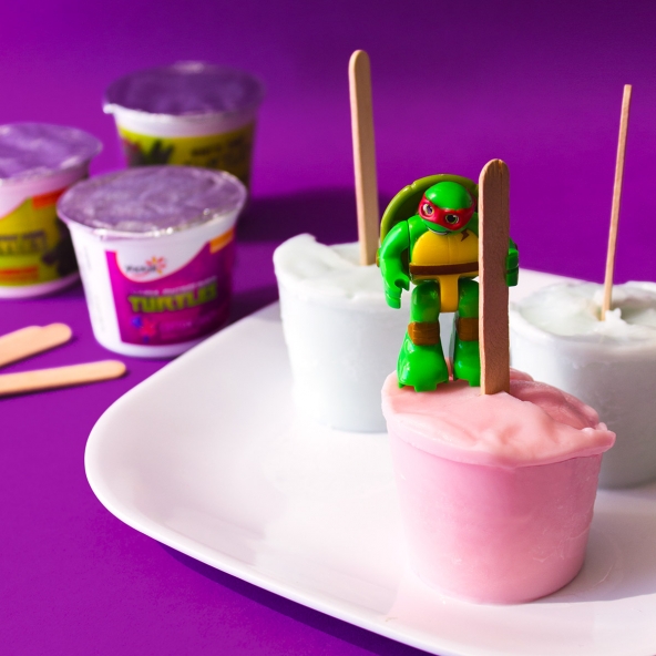 TMNT and SpongeBob Frozen Yogurt Pops | Nickelodeon Parents