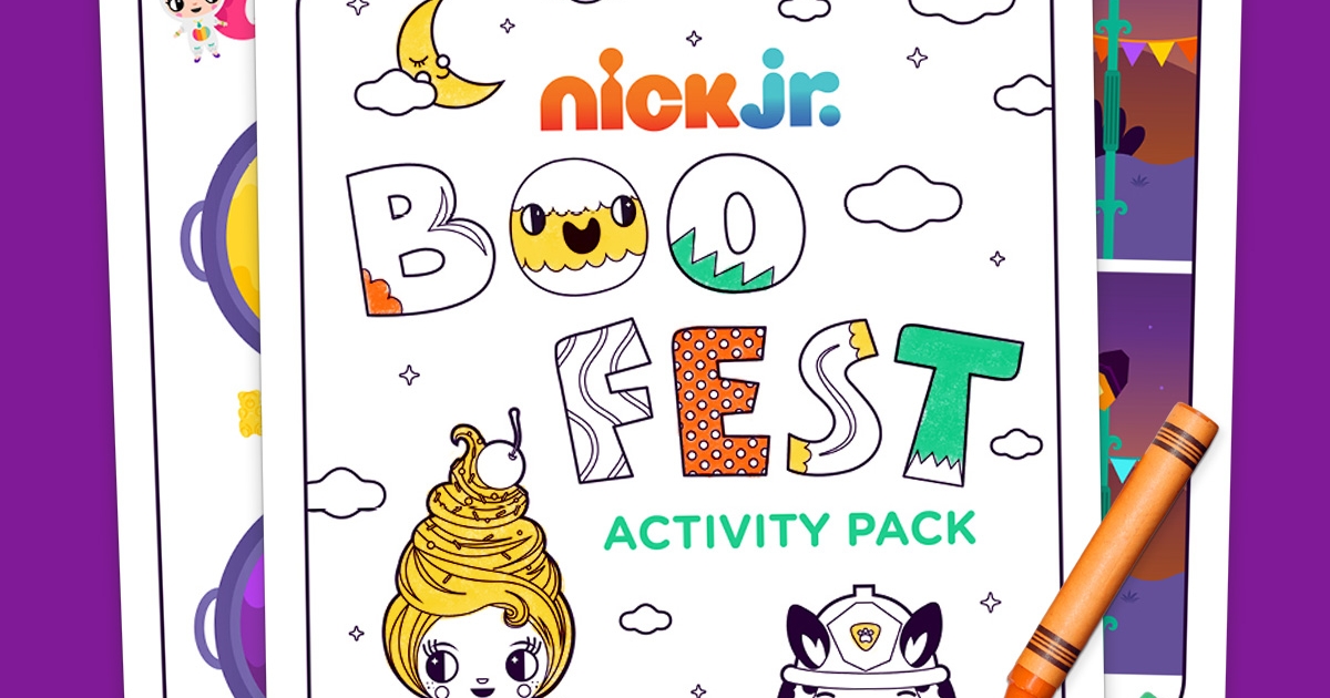 Nick Jr. Boo Fest Activity Pack | Nickelodeon Parents