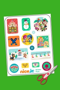 Nick Jr. Winter Sticker Pack | Nickelodeon Parents