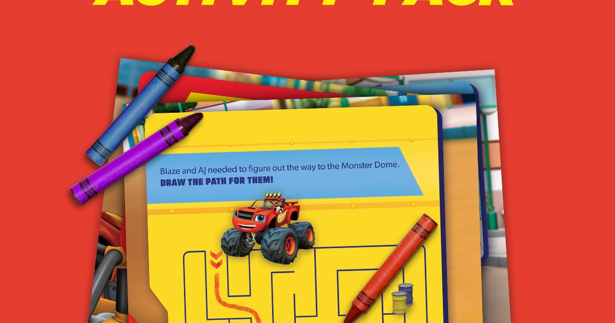 Blaze Storybook Activity Pack | Nickelodeon Parents