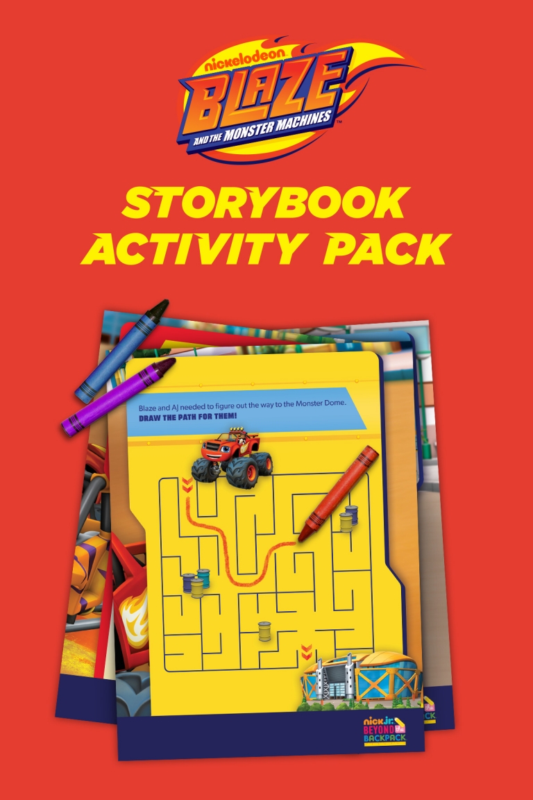 Blaze Storybook Activity Pack | Nickelodeon Parents