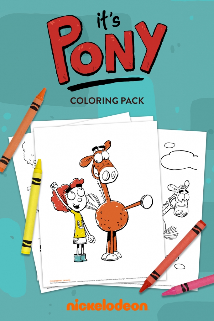 It's Pony! Pony! Pony! Printable Coloring Pages | Nickelodeon Parents
