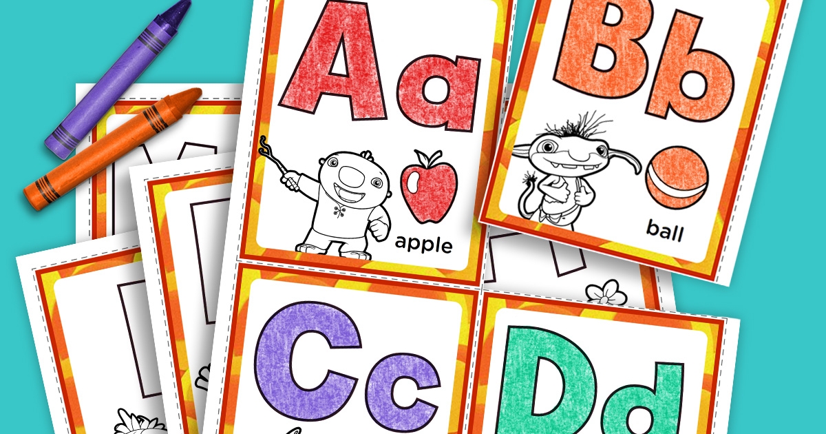 Wallykazam Alphabet Learning Cards | Nickelodeon Parents