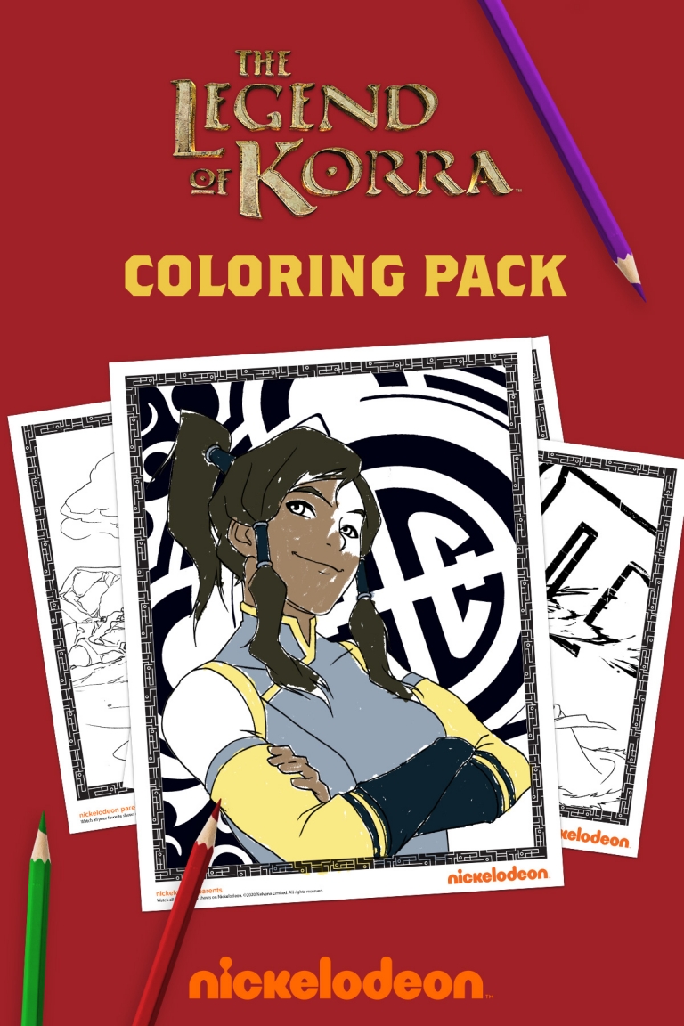 The Legend of Korra Coloring Pack | Nickelodeon Parents