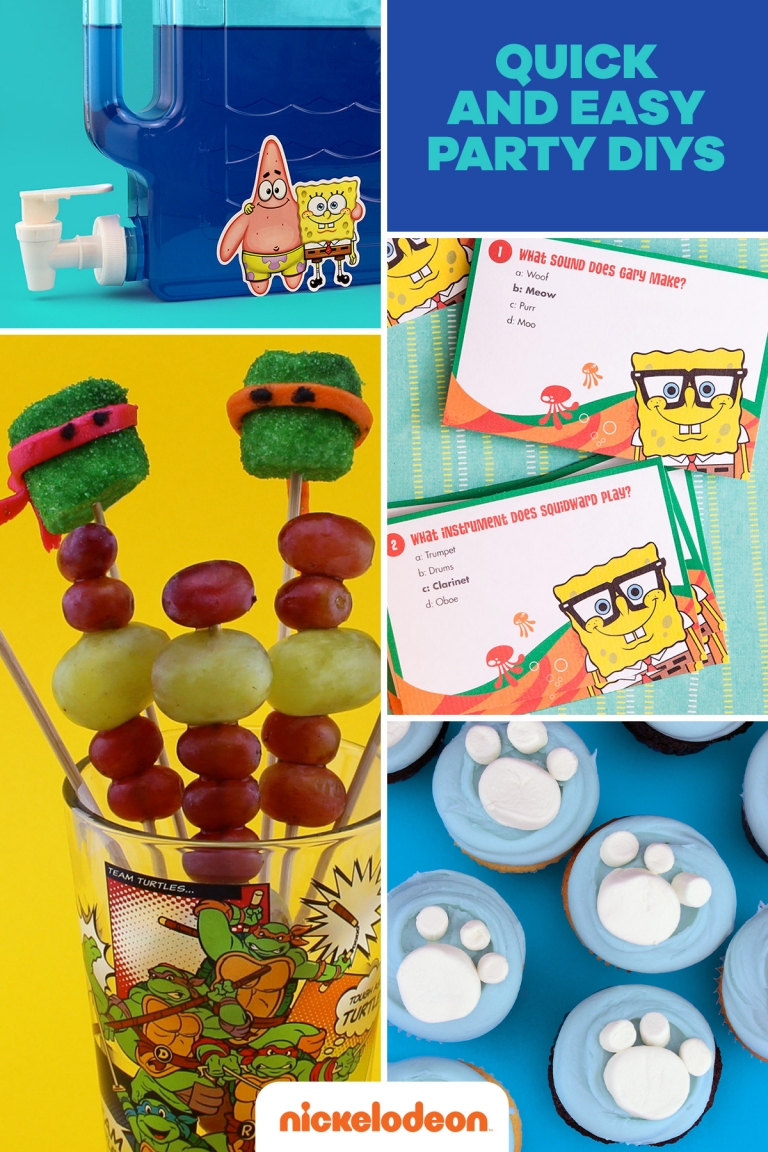 14 Quick and Easy Party DIYs for Kids | Nickelodeon Parents
