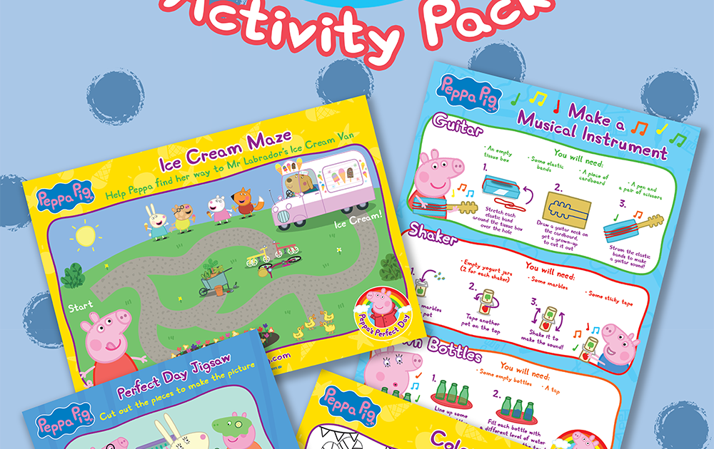 Peppa's Perfect Day Activity Pack | Nickelodeon Parents