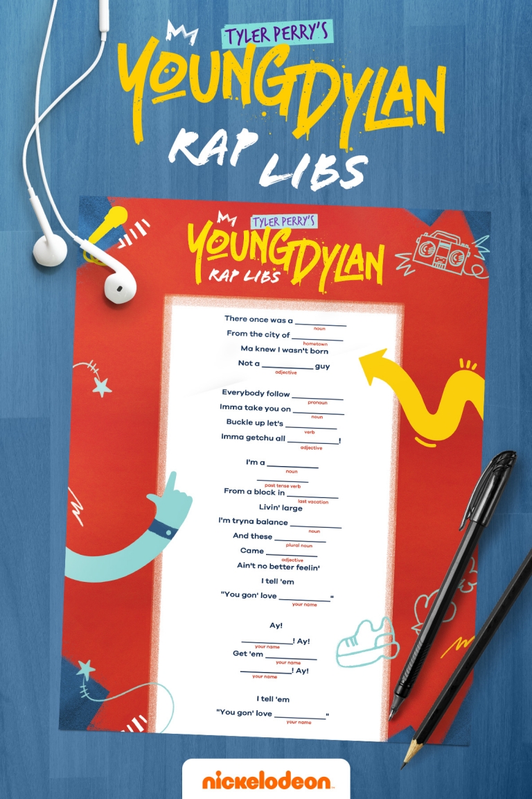 Add Your Own Spin to Young Dylan’s Rap Libs | Nickelodeon Parents