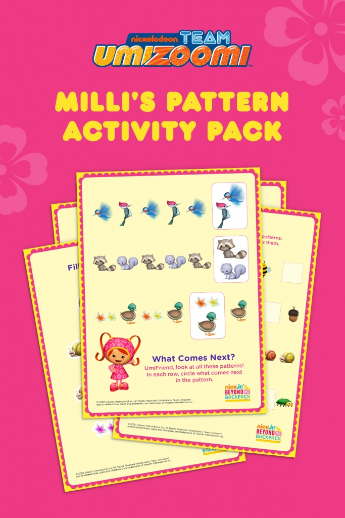 Milli’s Printable Patterns Booklet | Nickelodeon Parents