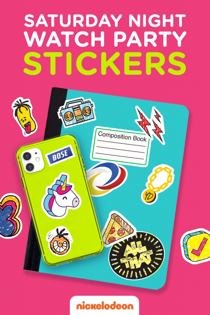 Check Out These New Saturday Night Show Stickers | Nickelodeon Parents