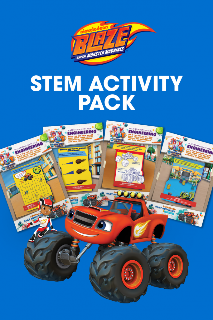 Thinking Cap, On! Blaze STEM Activity Pack | Nickelodeon Parents