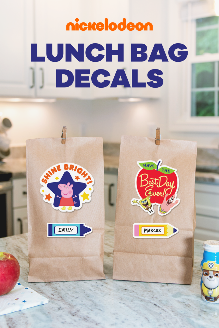 Head Back to School in Style with Printable Lunch Bag Decals ...