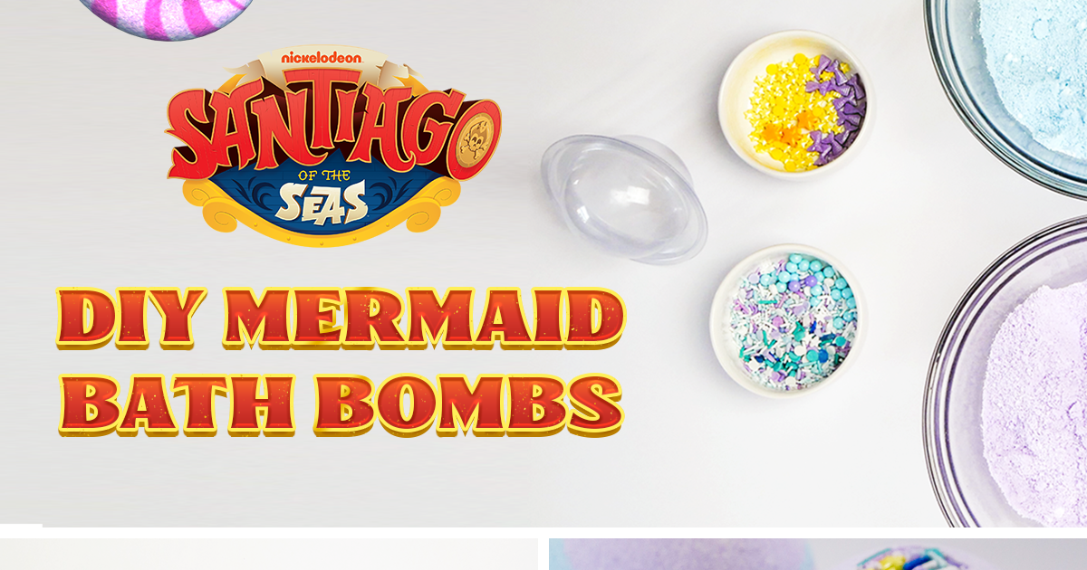 Make Your Own Mermaid Bath Bomb | Nickelodeon Parents