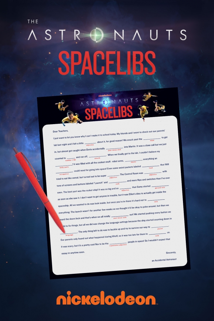 What’s That, You Say? Astronaut Space Libs! | Nickelodeon Parents