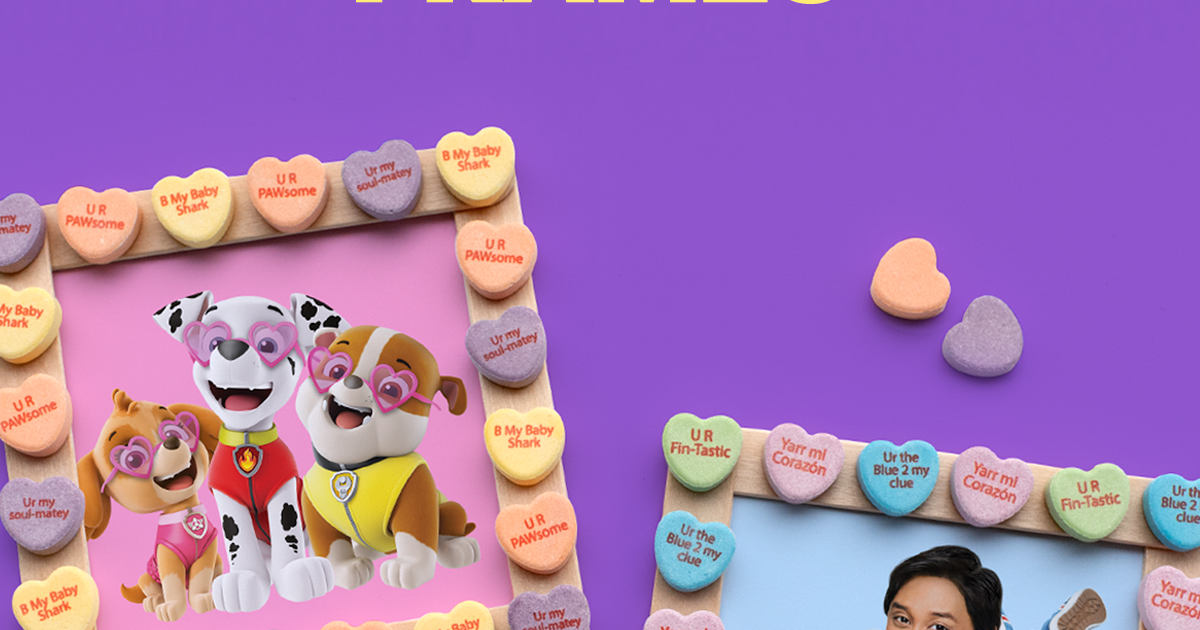 Make Candy Heart Picture Frames | Nickelodeon Parents
