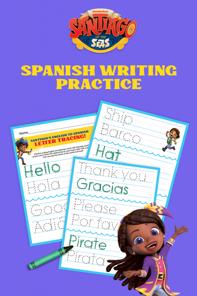 Spanish Writing Practice With Santiago | Nickelodeon Parents