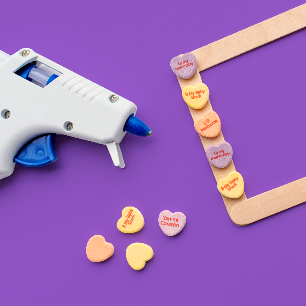 Make Candy Heart Picture Frames | Nickelodeon Parents