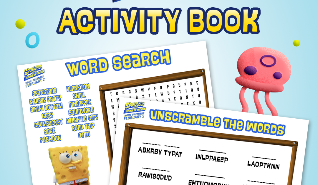 The SpongeBob Movie Activity Book | Nickelodeon Parents