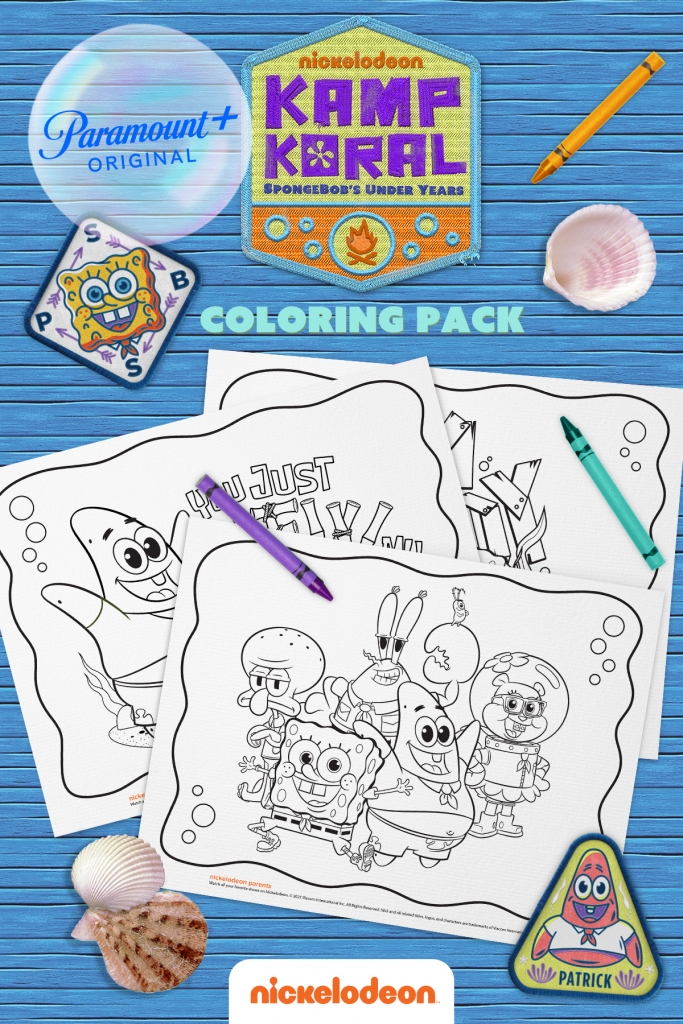 Color in the Fun at Kamp Koral | Nickelodeon Parents