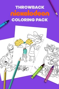 Nickelodeon Throwbacks: A Coloring Pack | Nickelodeon Parents
