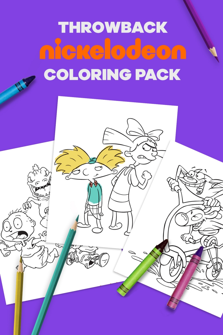 Nickelodeon Throwbacks: A Coloring Pack | Nickelodeon Parents