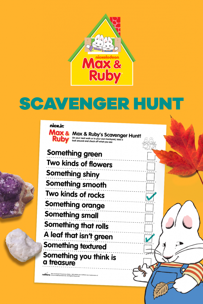 Look Out! It’s a Max & Ruby Scavenger Hunt | Nickelodeon Parents