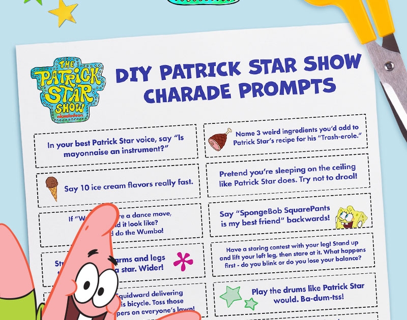 Host Your Own Patrick Star Variety Show! | Nickelodeon Parents