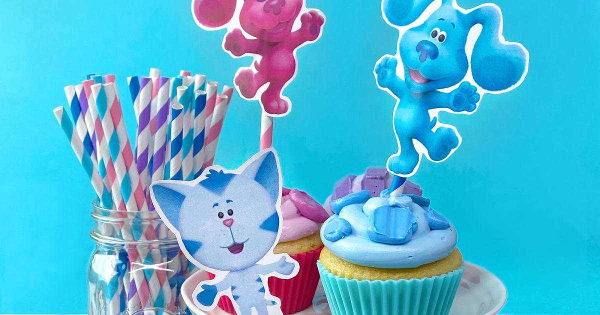 Make Blue, Magenta & Periwinkle Cupcakes | Nickelodeon Parents