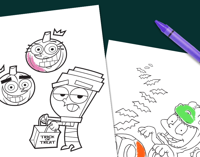 nickelodeon coloring sheets