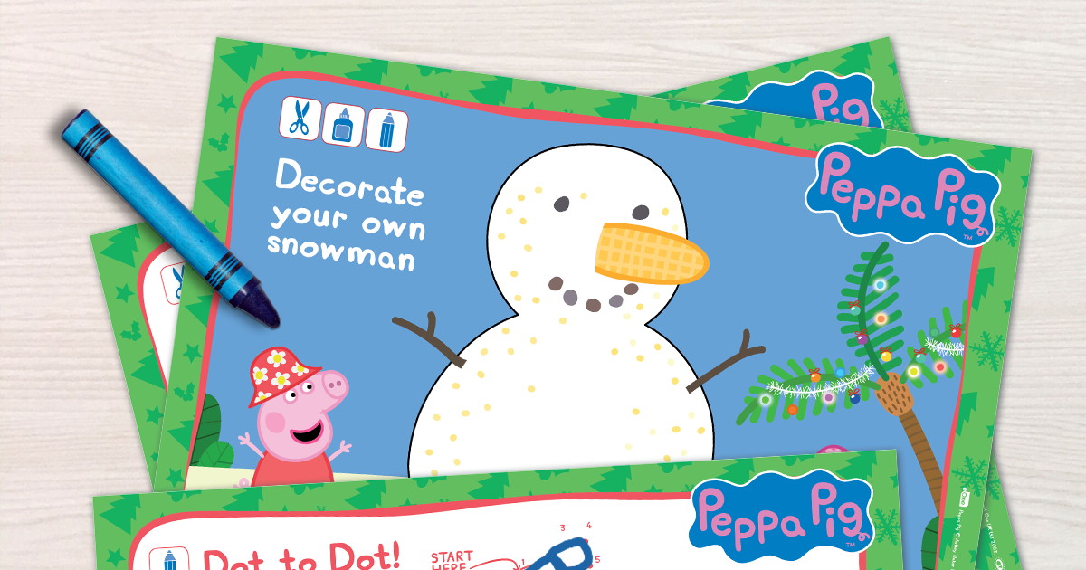 Oink for Peppa’s Christmas Activity Pack | Nickelodeon Parents