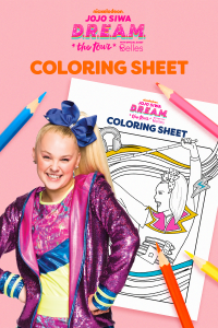 coloring pages of jojo siwa