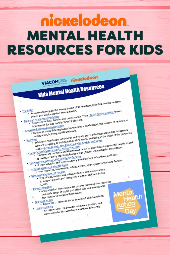 Mental Health Resources for Kids | Nickelodeon Parents