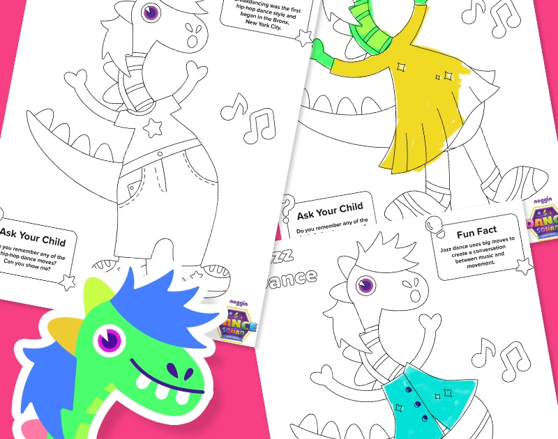 Noggin’s Let’s Boogie and Color Sheets | Nickelodeon Parents