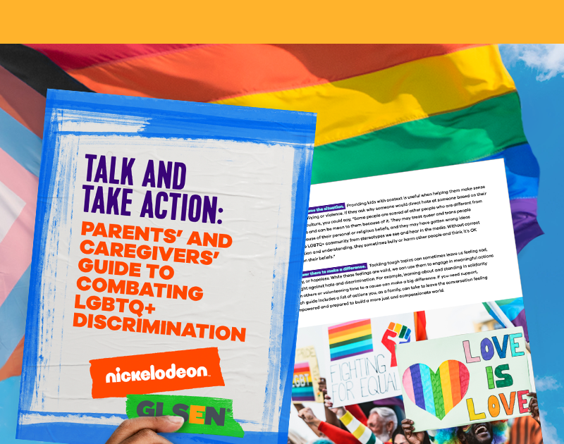 Talk and Take Action: Combating LGBTQ+ Discrimination | Nickelodeon Parents